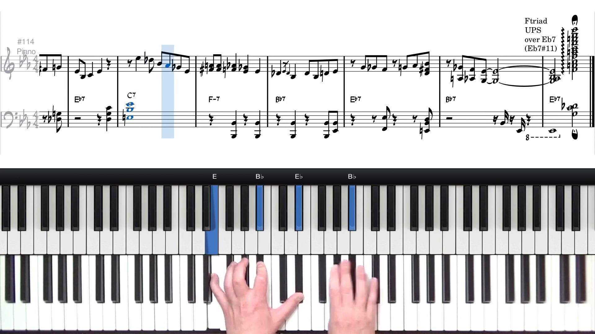 "Sandu" Eb Blues Comping & Improvisation Tutorial