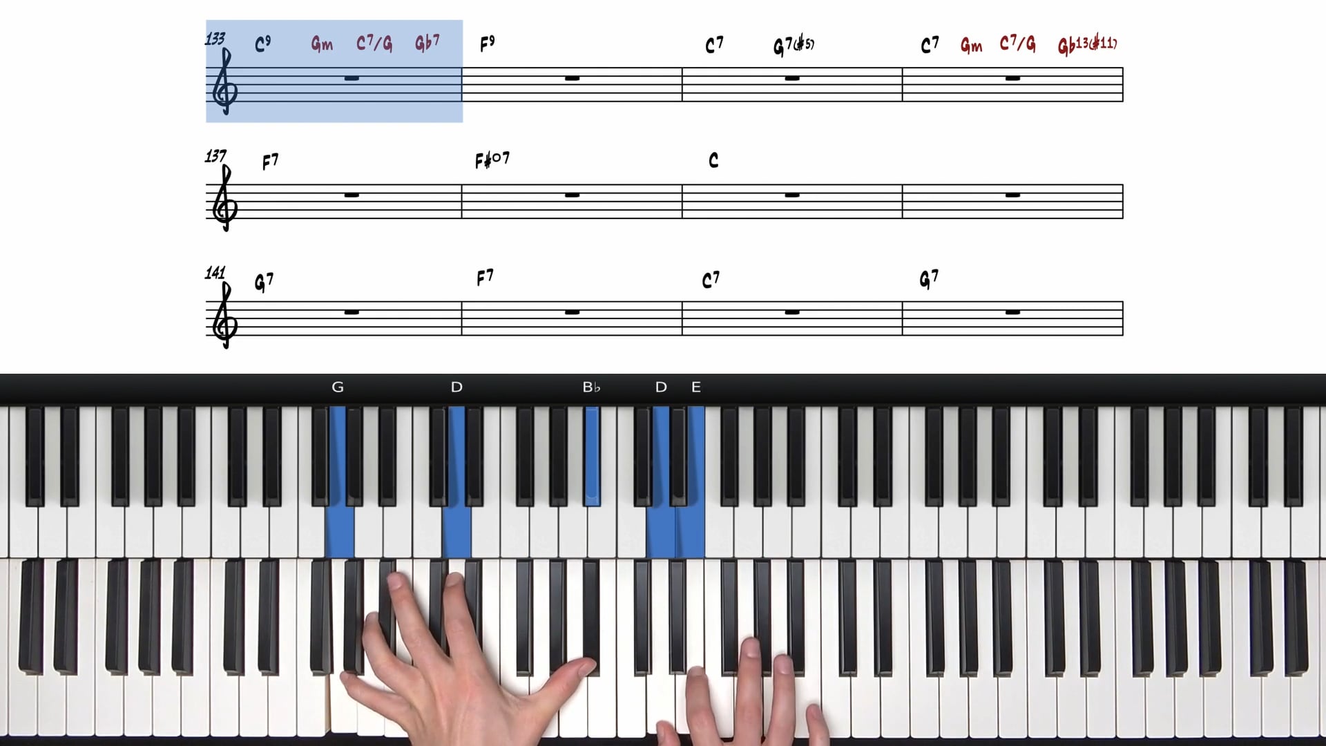 Advanced 251s & Slash Chords In 12 Bar Blues | Blues Piano Lesson
